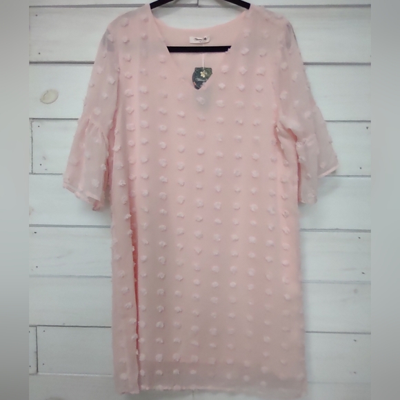 Blooming Jelly | Dresses | Blooming Jelly Chiffon Dress With Pom Pom ...